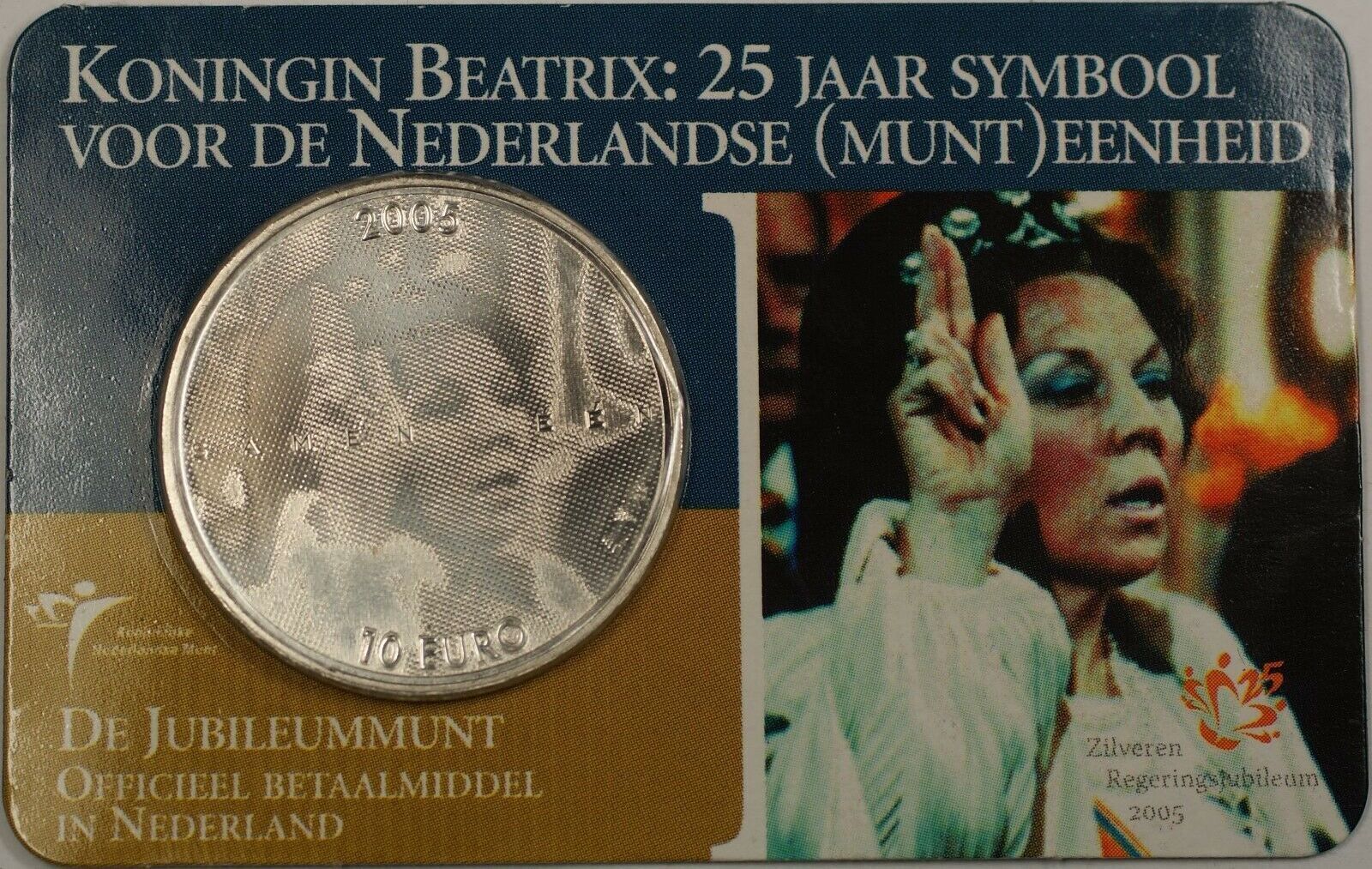 European CoinsNetherlands 2005 10 Euro Queen Beatrix Netherlands Silver ...