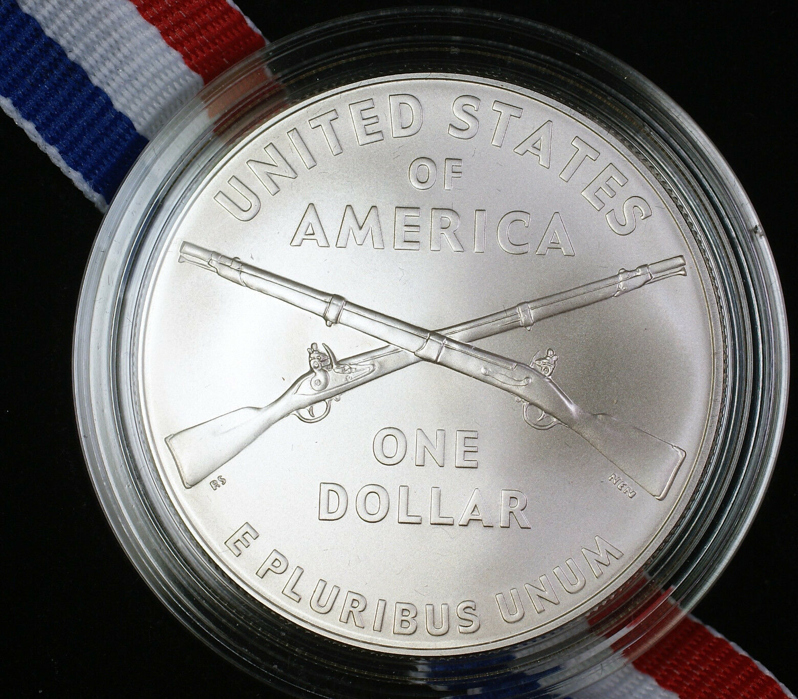 USA $1 Coin 2012-W Infantry Soldier Uncirculated Dollar Silver Original ...