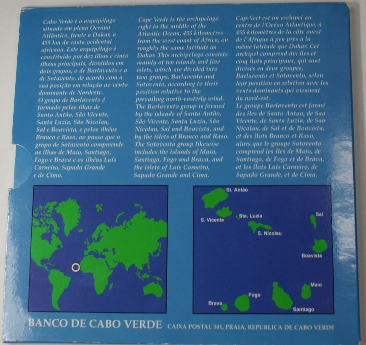 World CoinsAfricaOther African Coins 1994 Cape Verde Official Mint Set ...