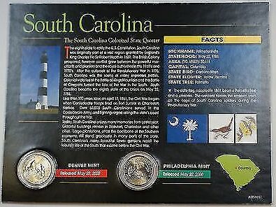 US CoinsQuartersState Quarters (1999-2008) (2) 2000 South Carolina ...