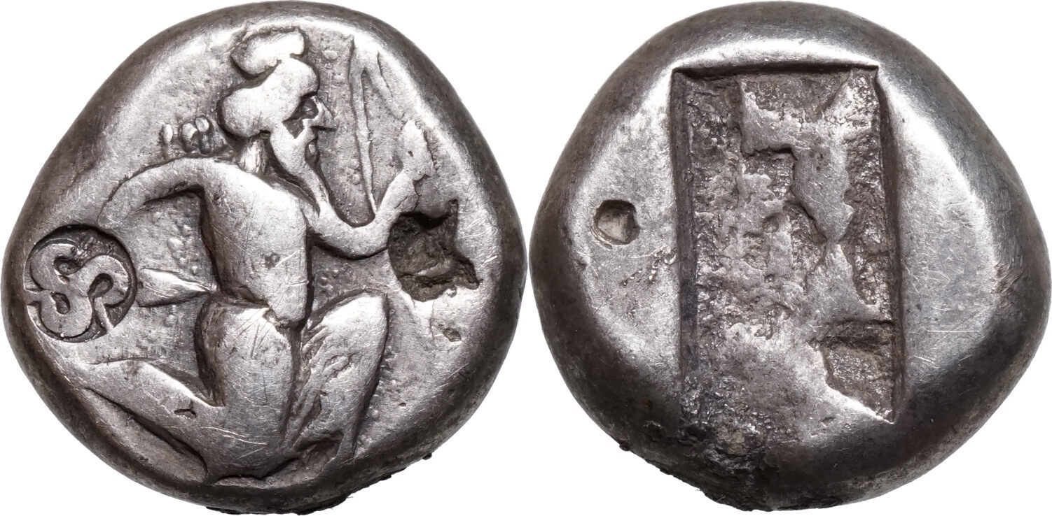 Artaxerxes II. - III. (~375-340 BCE) AR Siglos Sardes, Großkönig im ...