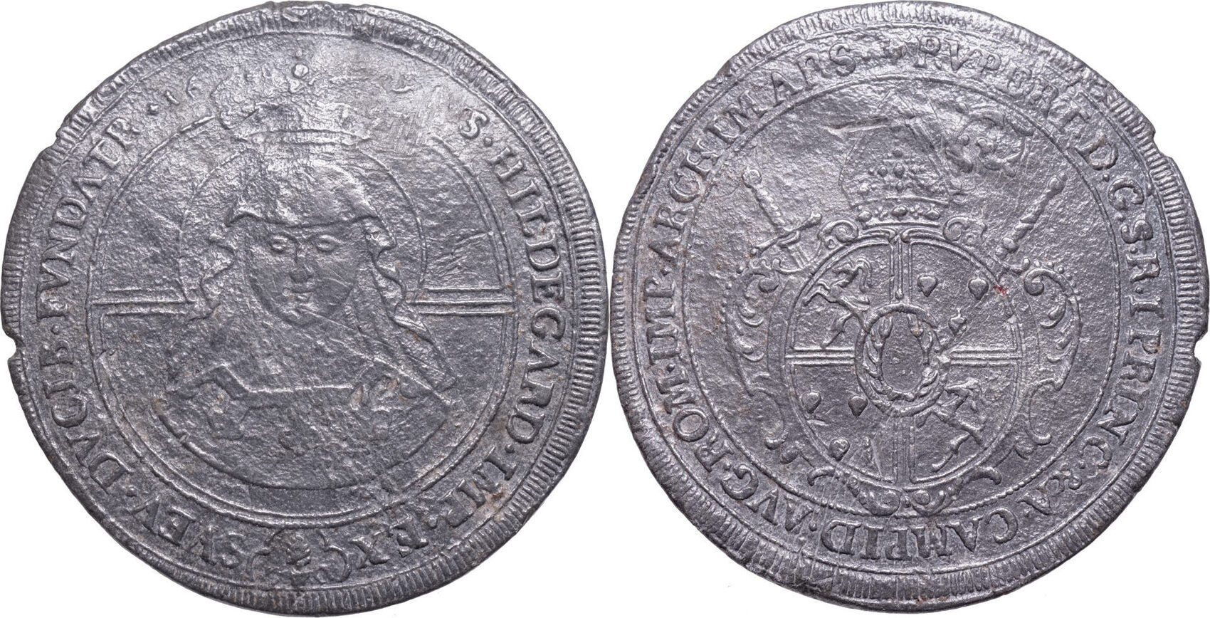 KEMPTEN, ABTEI, Rupert II. von Bodman Taler Zinnguß (1678-1728 ...