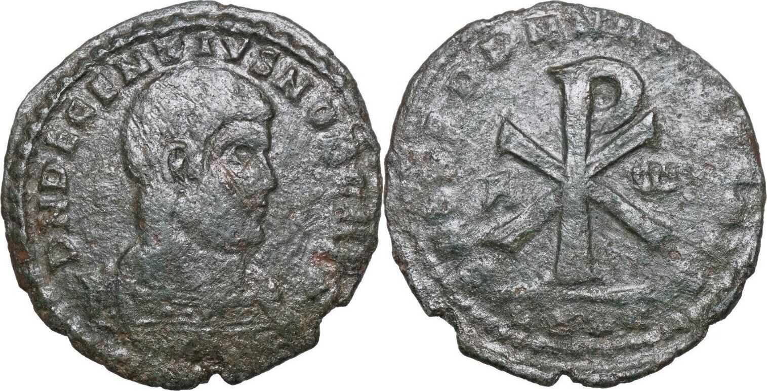 Decentius (351-353) Æ Maiorina CHRISTOGRAMM VF- | MA-Shops