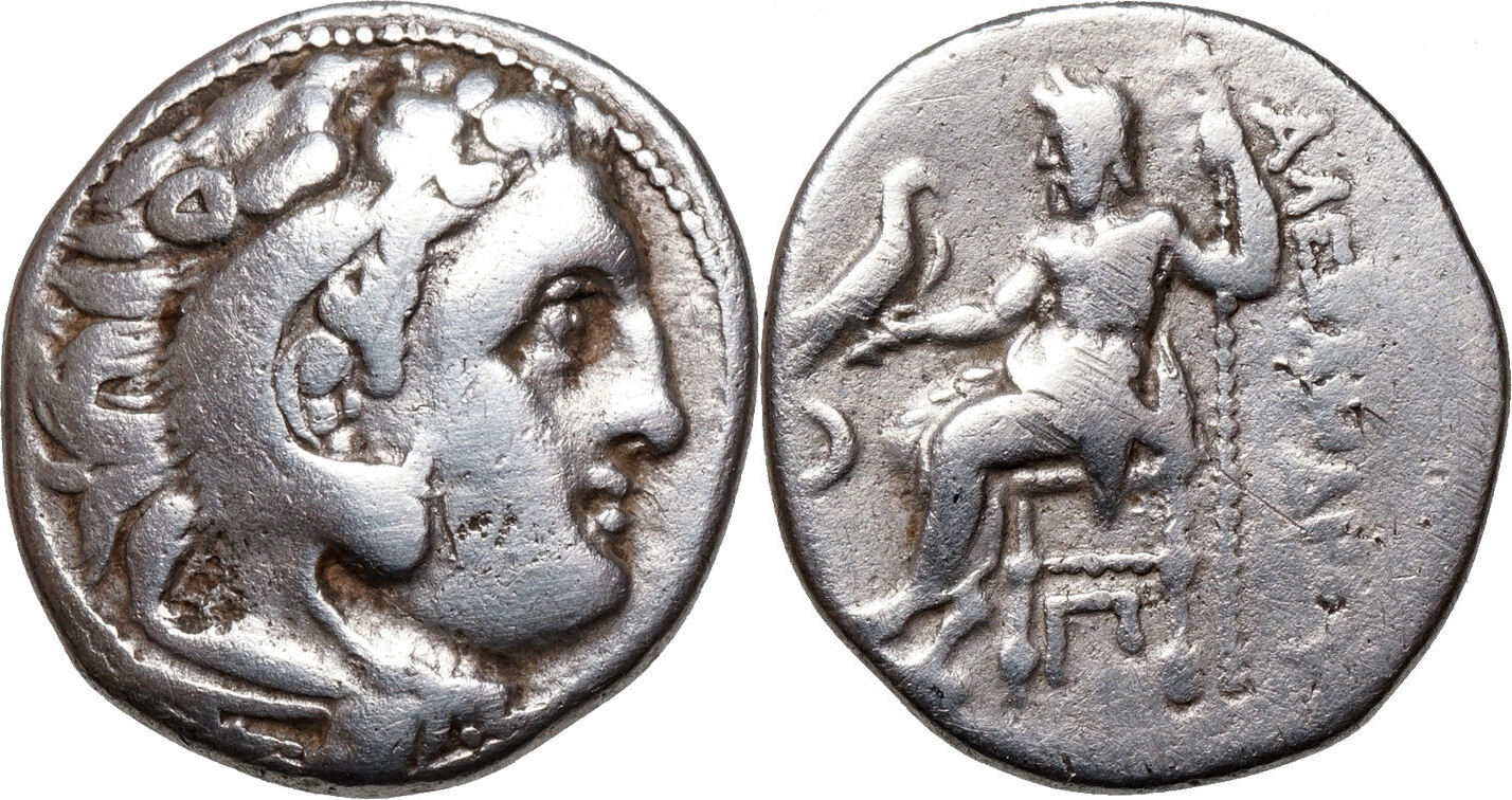 Makedonien, Alexander III. "der Grosse" Drachme (posthum, 310/301 BCE ...