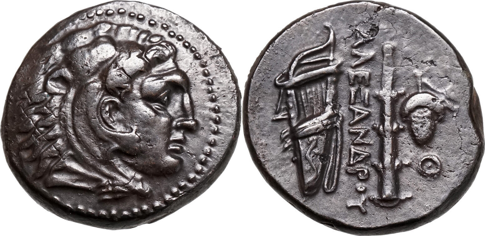 Alexander III. "der Grosse" AE (~327-323 BCE) Lifetime! Tarsos, KEULE ...