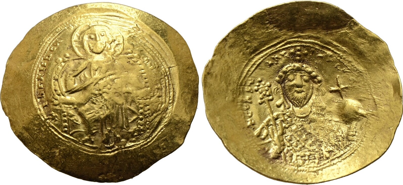 Constantinus IX. Monomachus (1042-1055) EL-Histamenon Nomisma (Scyphat ...