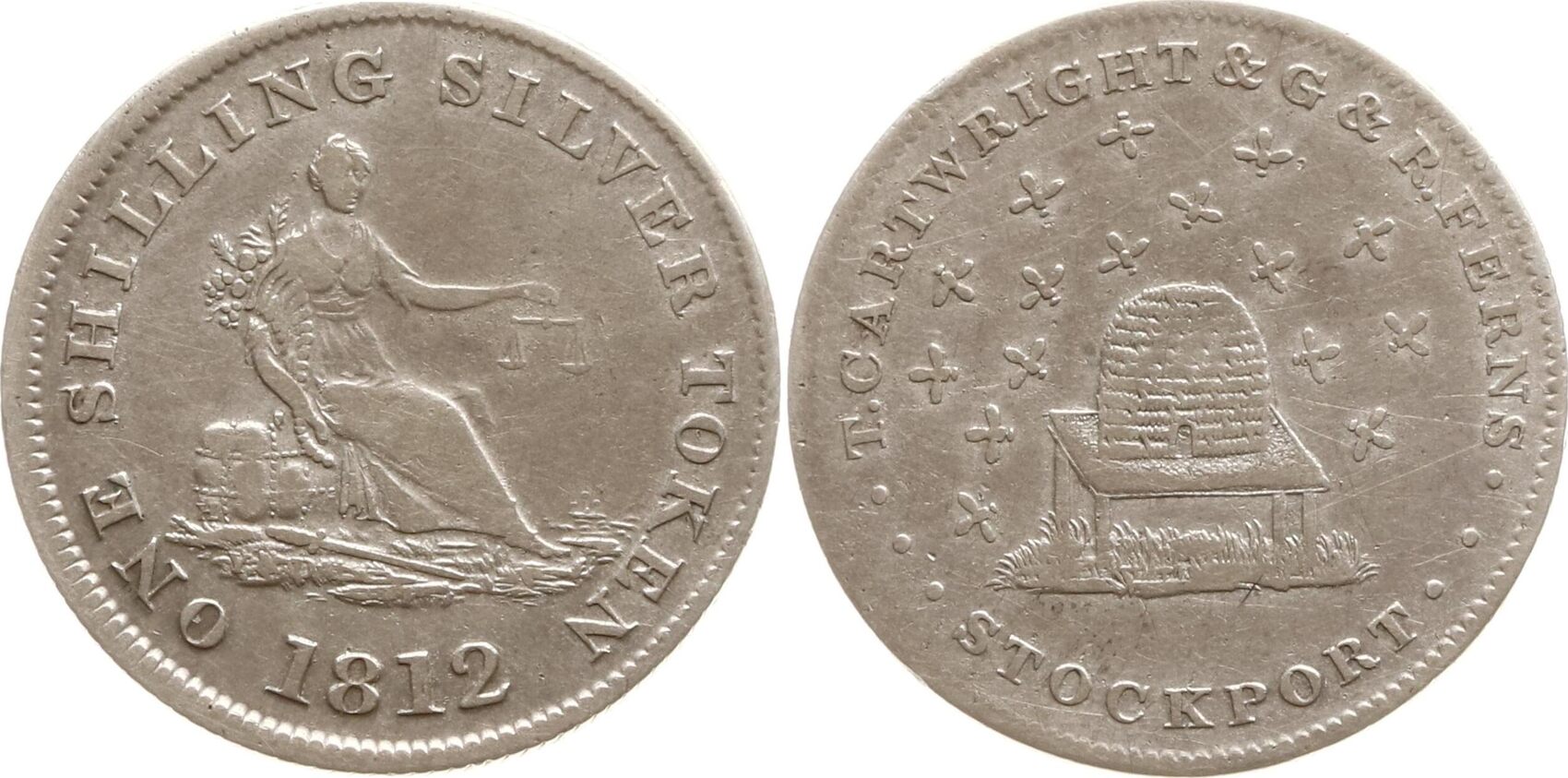 Großbritannien, Königreich, Cheshire / Manchester One Shilling Silver ...