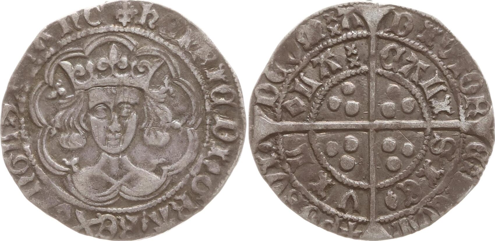 Großbritannien Groat o.J. (1430-1431) Henry VI., 1422 - 1461, Calais VF ...