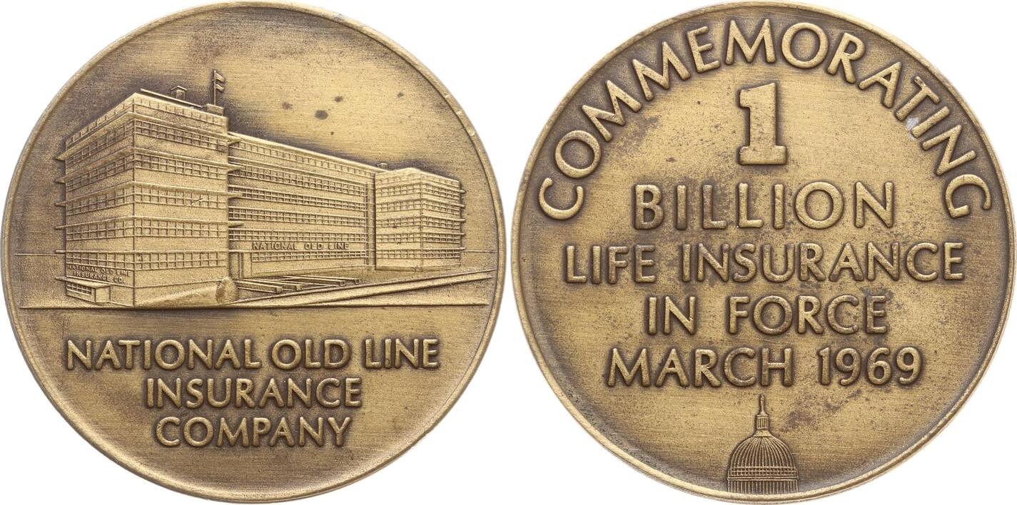 USA - Arkansas, Little Rock Bronzemedaille 1969 National Old Line ...