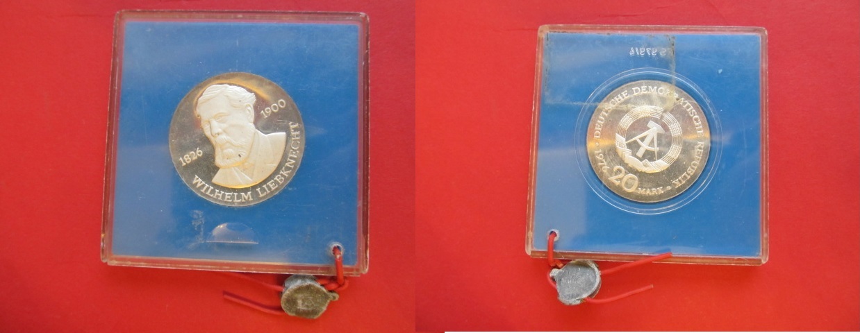 DDR / Deutschland / East Germany 20 Mark 1976 GDR coin Proof Proof ...