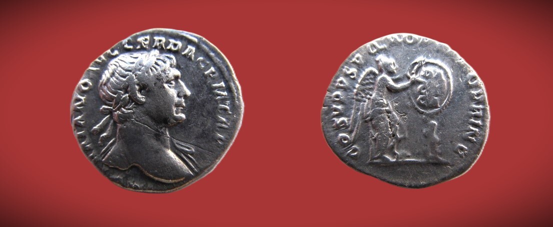 Antike / Rom / Römisches Kaiserreich / Roman coins Denar 103 Traian ...