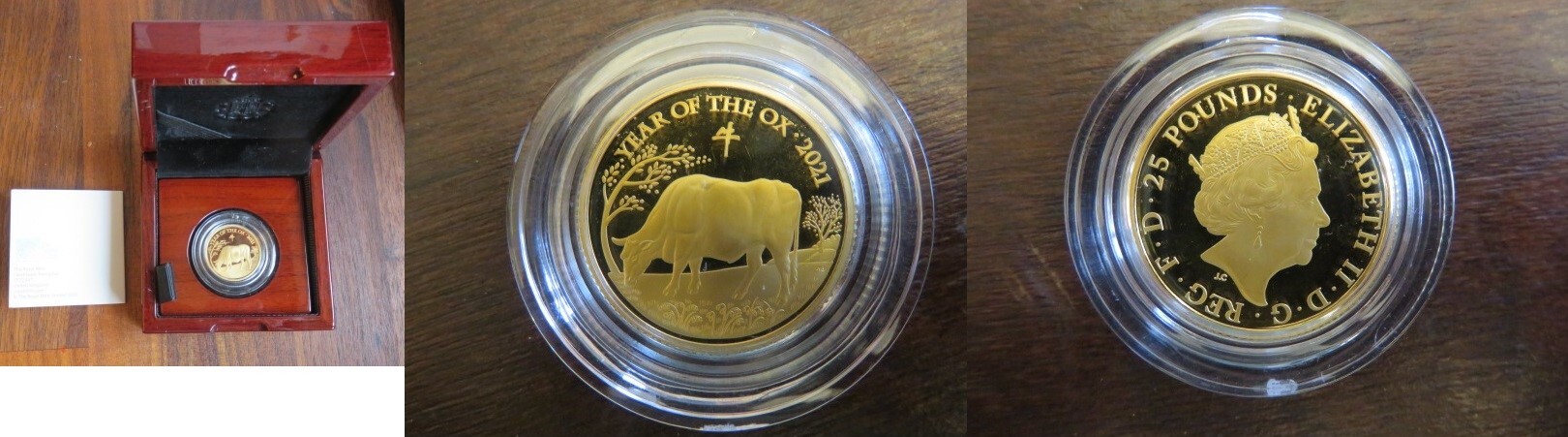 Grossbritannien / United Kingdom / England 25 Pounds / 25 Pfund GOLD ...