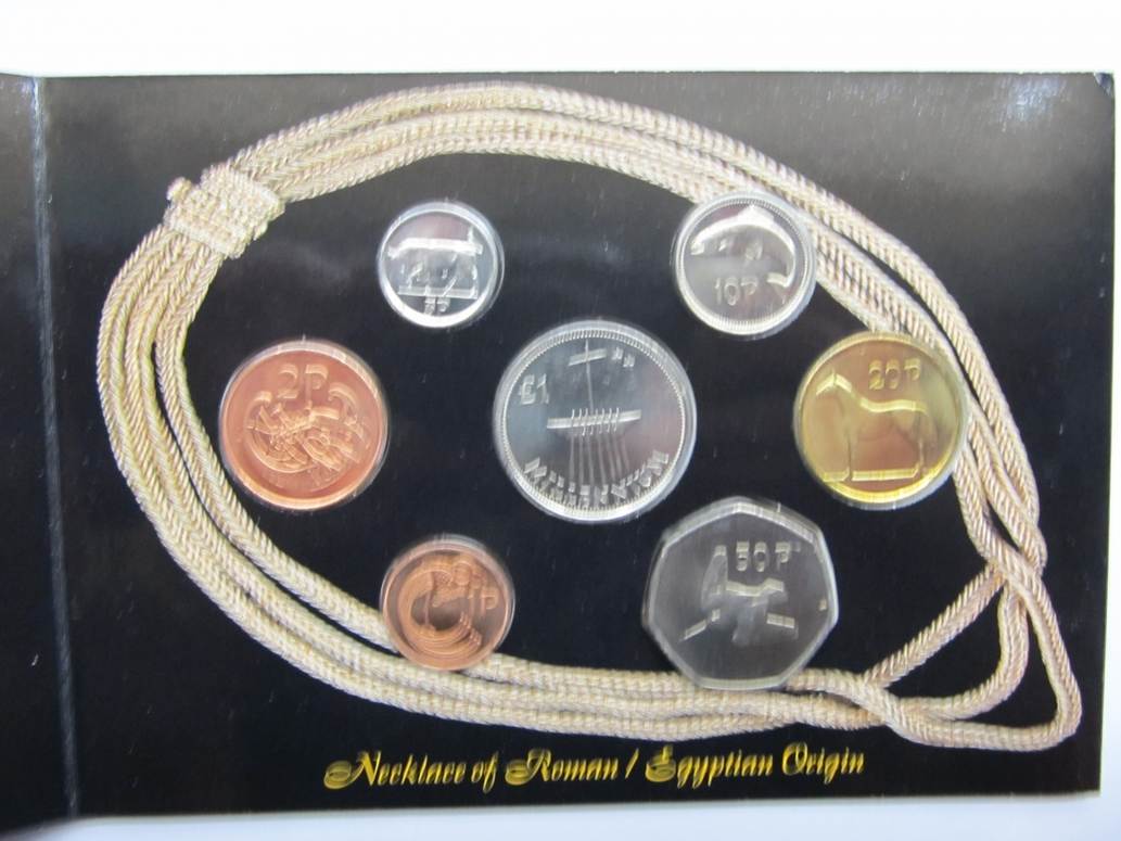 Irland KMS Kursmünzensatz Set Ireland Coin Set 2000 Banc Ceannais na ...