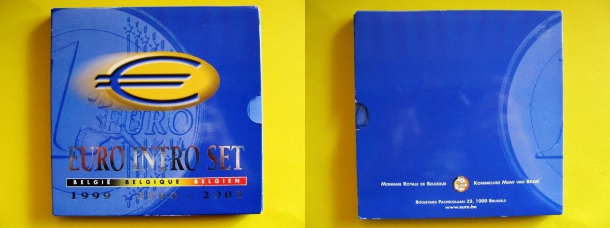 Belgien Euro Intro Set Belgium Euro coin series original Blister Intro ...