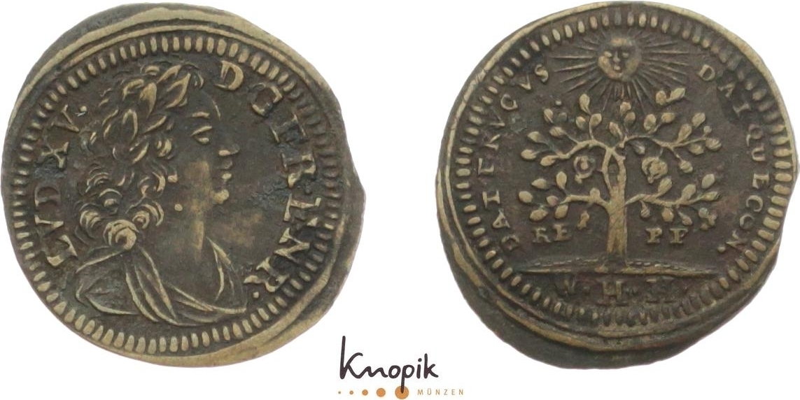 Nürnberg-Rechenpfennige Messing Rechenpfennig Wolf Hieronymus Hoffmann ...