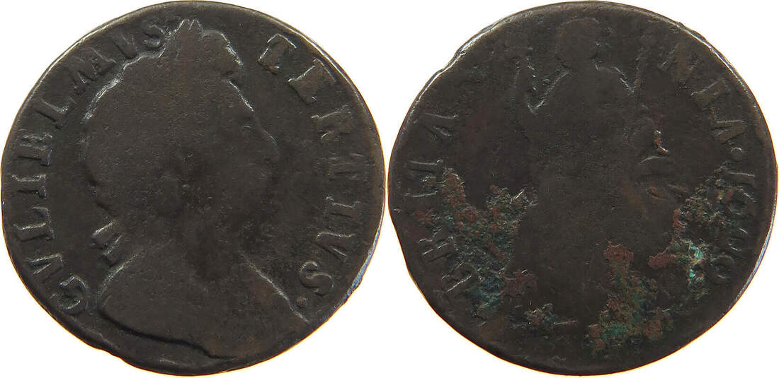 GREAT BRITAIN FARTHING 1699 WILLIAM III. (1694-1702) S | MA-Shops