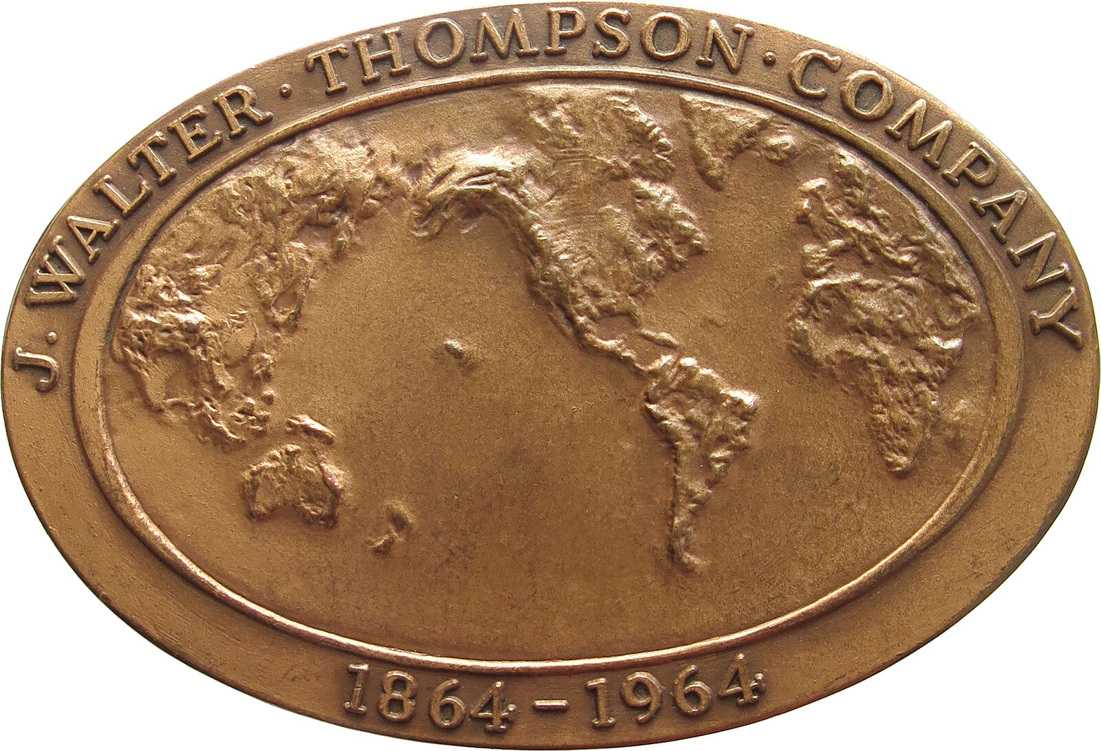 UNITED STATES OF AMERICA MEDAL 1964 J. Walter Thompson Company 1864 ...