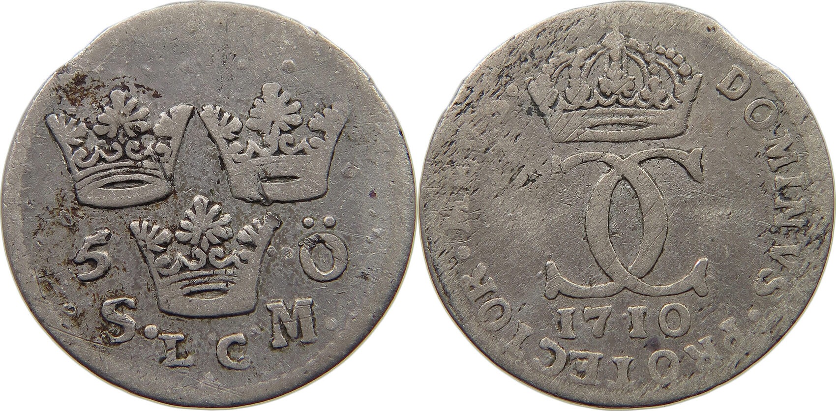 SWEDEN 5 ORE 1710 Karl XII. (1697-1718) S | MA-Shops