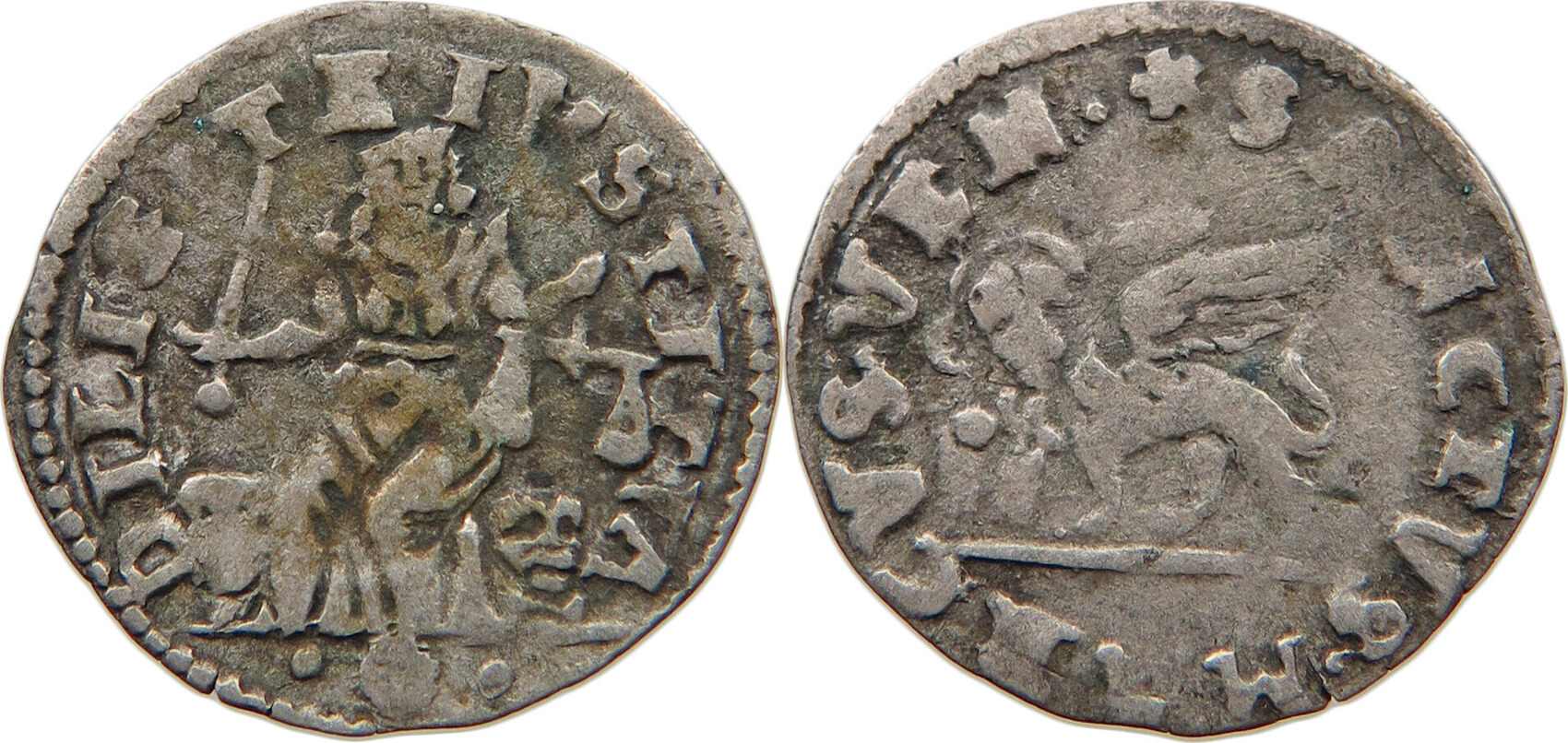 Venedig Av.: Diligite Iustitia Rv.Sanctus Marcus Ven F+ | MA-Shops