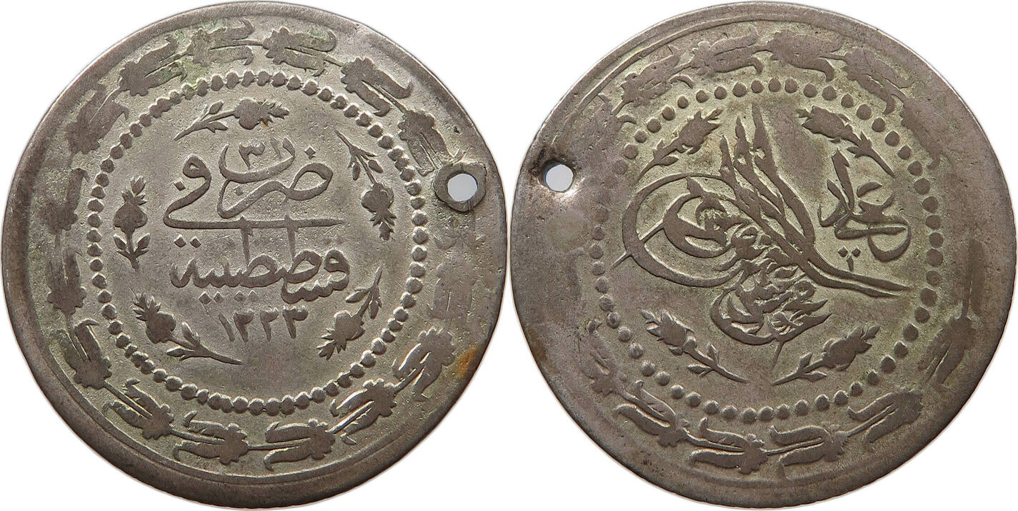 TURKEY OTTOMAN 100 PARA 1223 31 Mahmud II. (1808-1839) S | MA-Shops