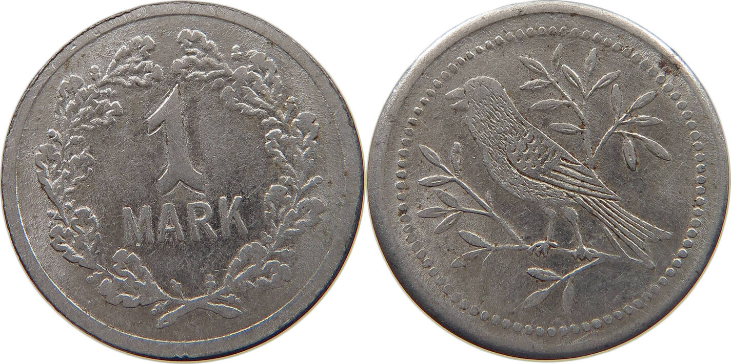 DEUTSCHES REICH 1 MARK TOKEN VF | MA-Shops