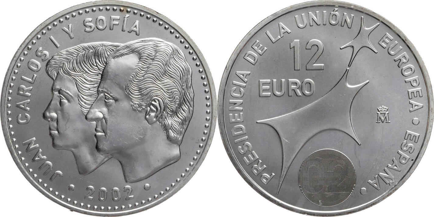 Spanien 12 Euro 2002 Spanish Presidency of the European Union. UNC | MA ...