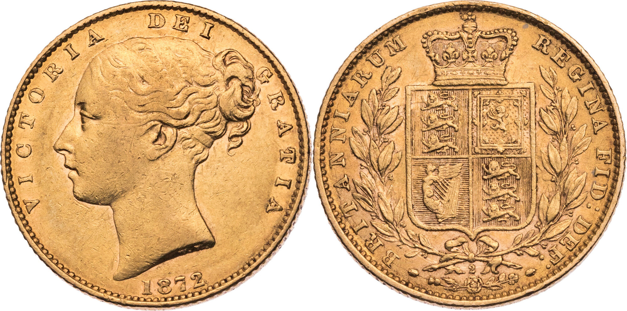 Großbritannien 1 Sovereign 1872 2 Victoria (1837-1901) - Kursmünze ...