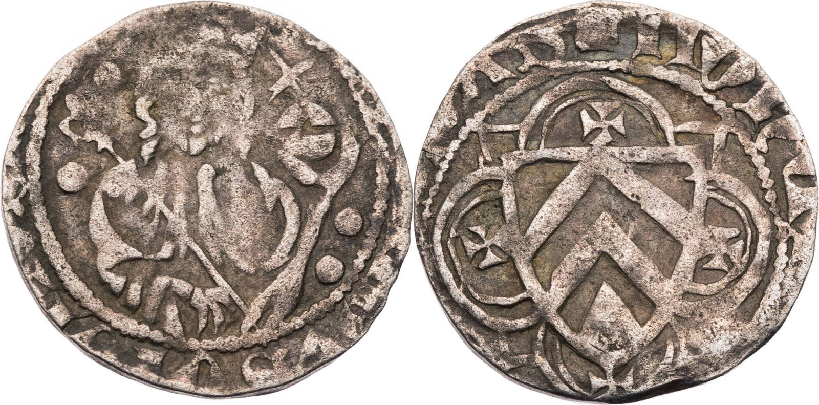 Ravensberg Pfennig o. J. (1360-1380) Wilhelm II. der Ältere von Berg ...