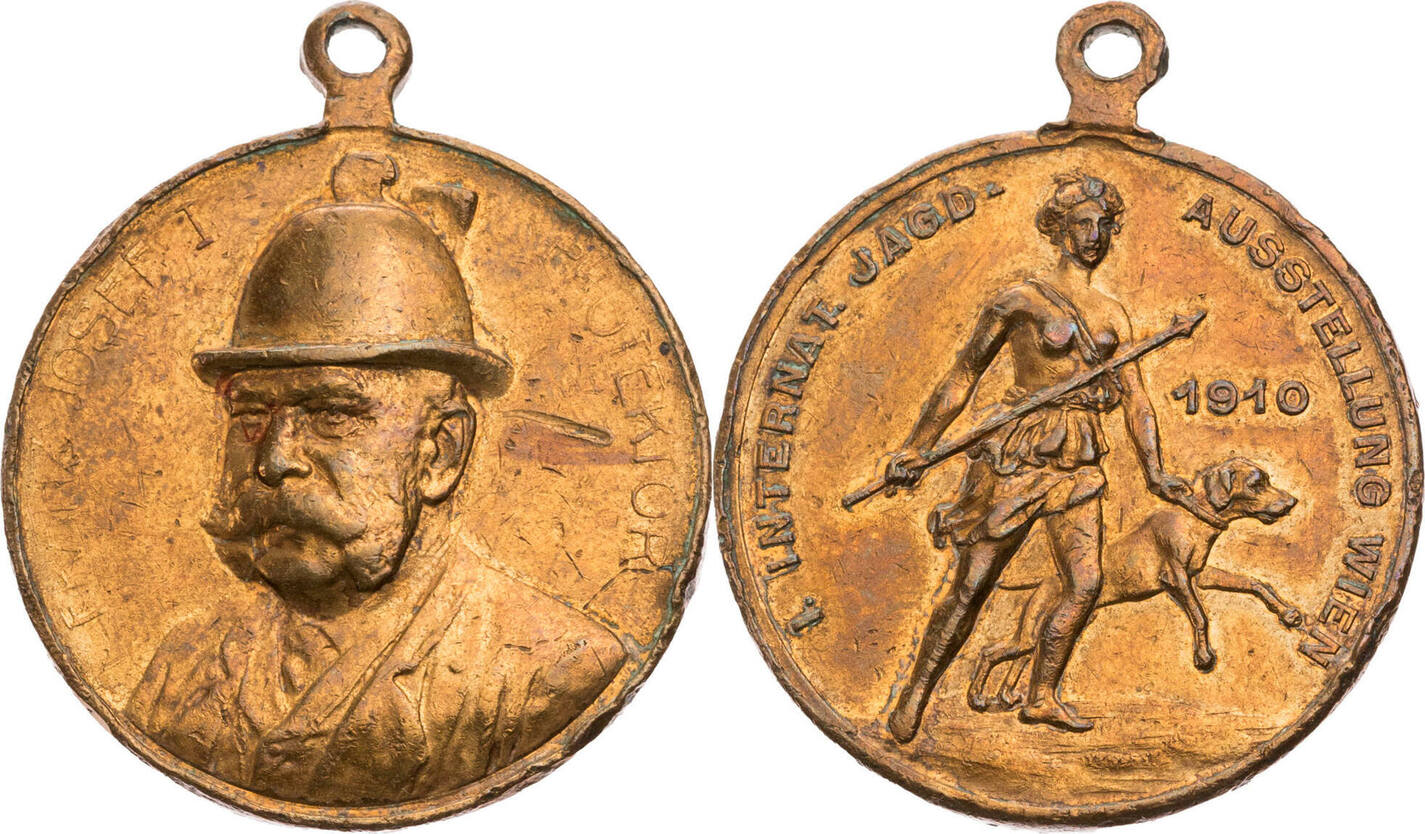 Österreich, Kaiserreich Tragbare Medaille 1. Internationale ...