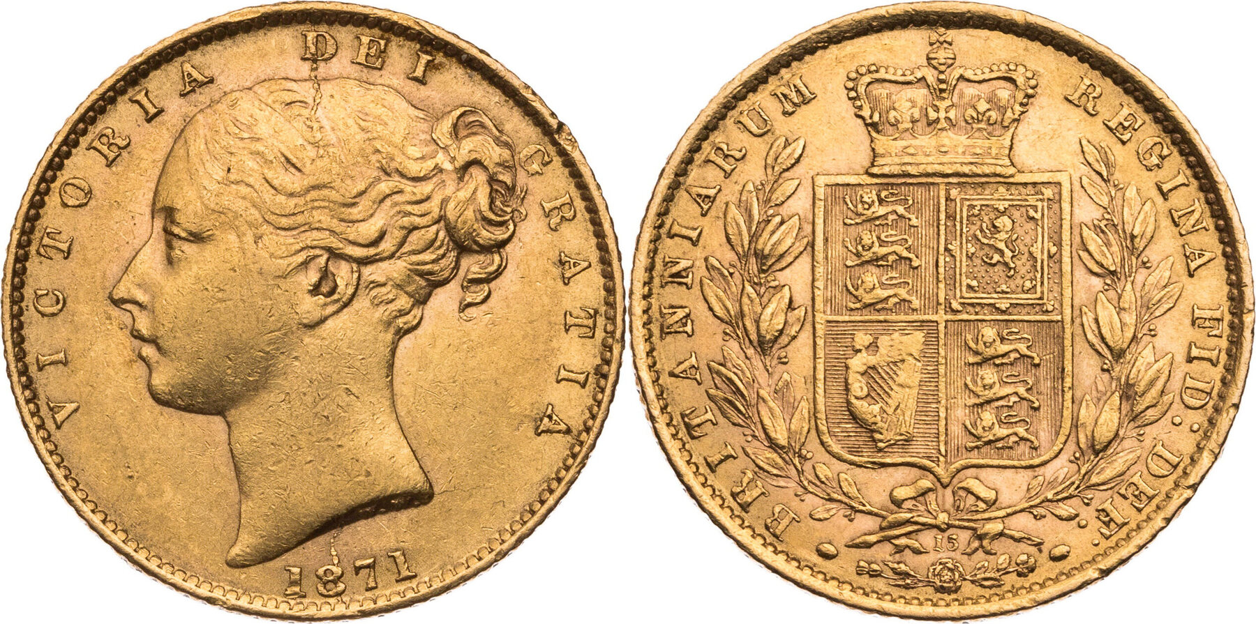 Großbritannien 1 Sovereign 1871 Victoria (1837-1901) - Kursmünze (1838 ...