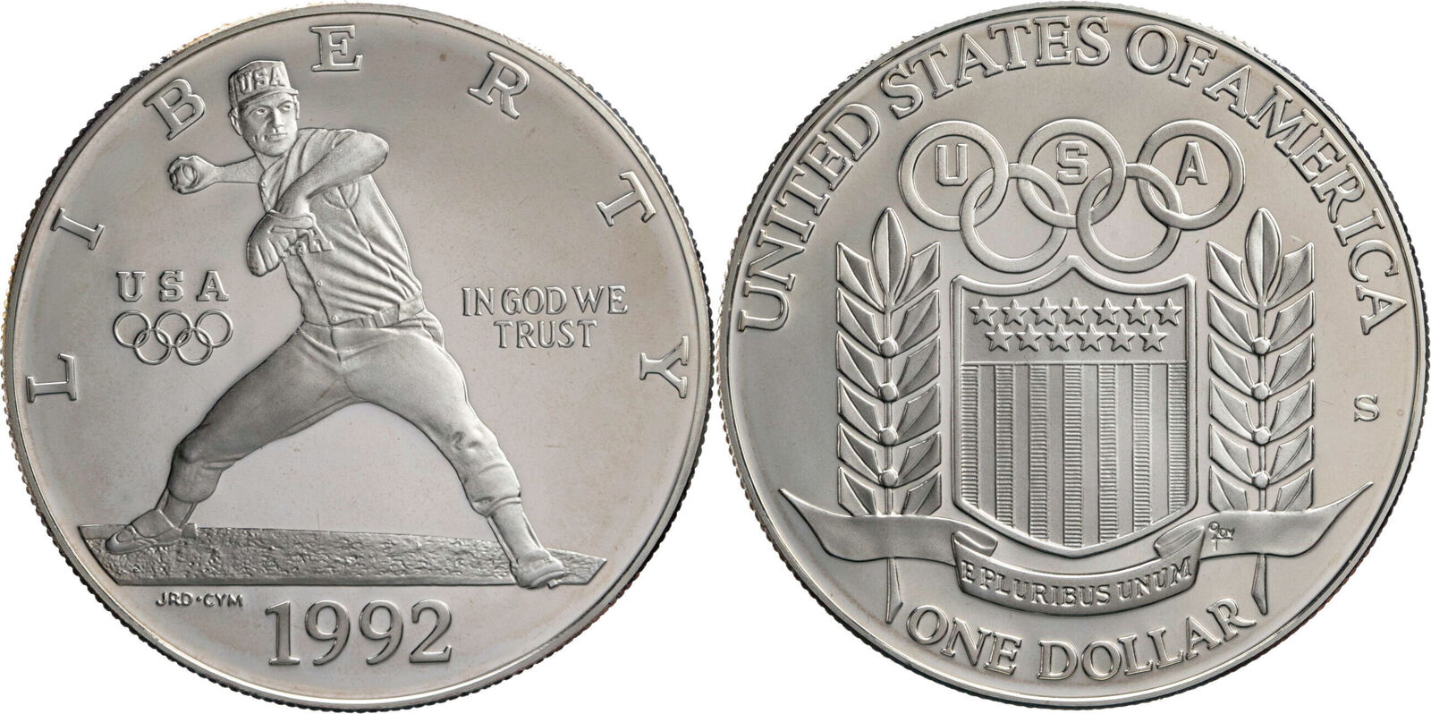 USA 1 Dollar 1992 S XXV Olympiad Proof | MA-Shops