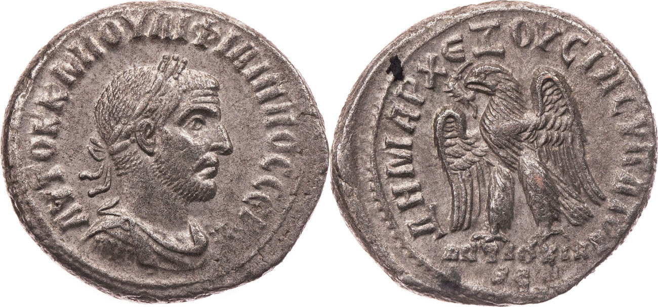 Syrien, Seleucis et Pieria Tetradrachme 249 n. Chr. Antiochia ...