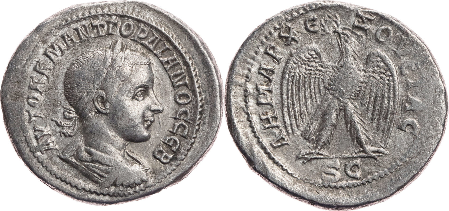 Syrien, Seleucis et Pieria Tetradrachme 238-240 n. Chr. Antiochia am ...