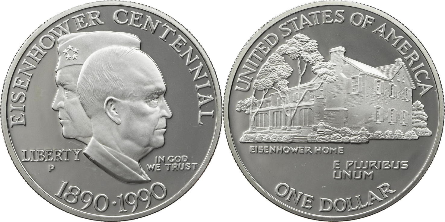 USA 1 Dollar 1990 P 200th Anniversary of the Constitution Proof ...