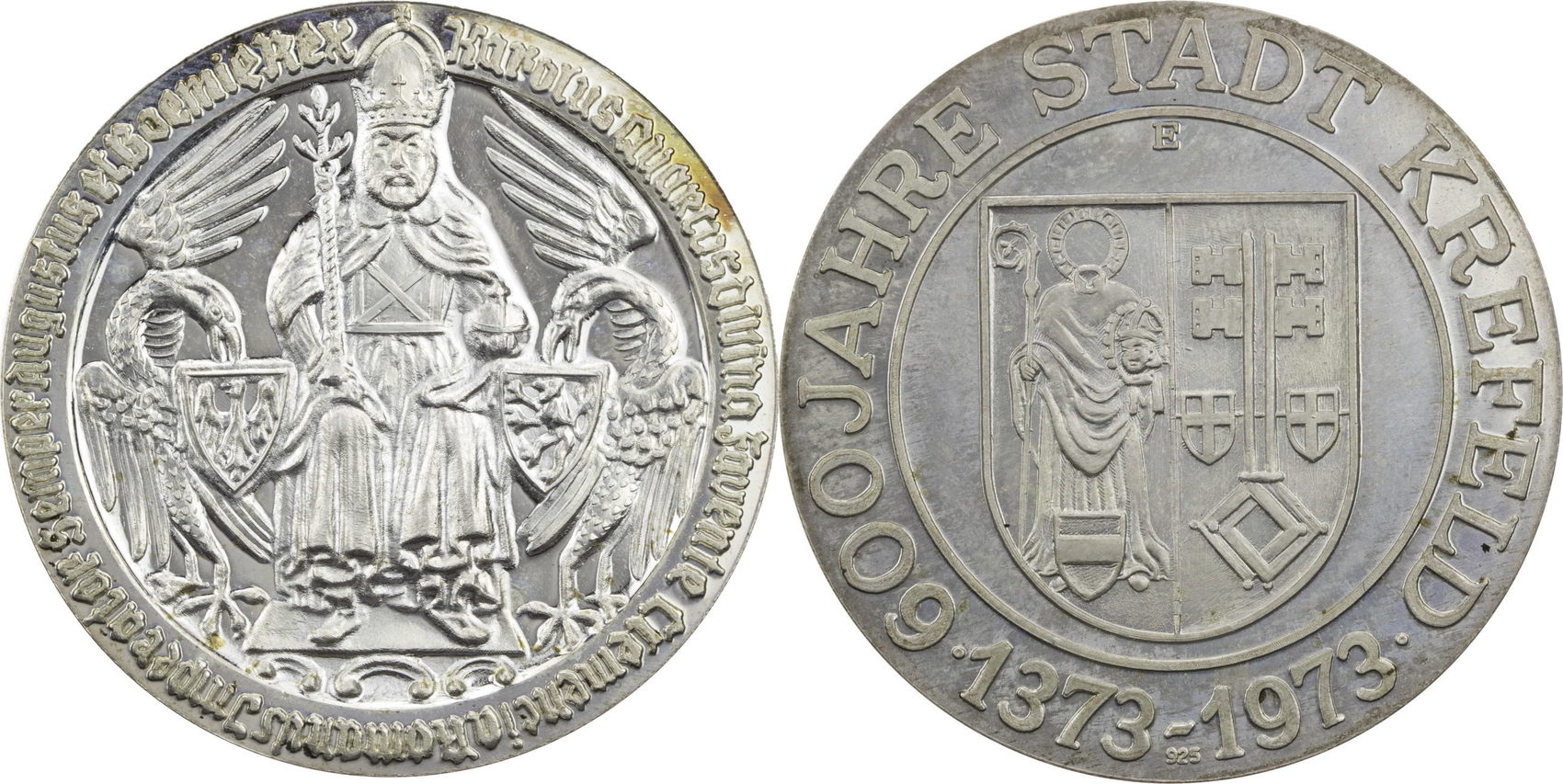 Medaille 1973 Auf 600 Jahre Stadt Krefeld EF | MA-Shops