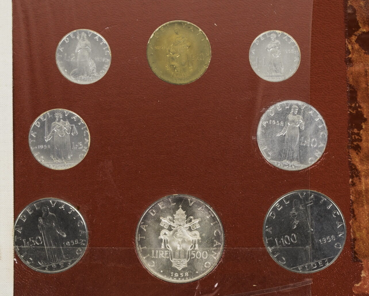 Vatikan 1958 Pius XII (1939-1958) - Kursmünzensatz (KMS) AN XX UNC | MA-Shops