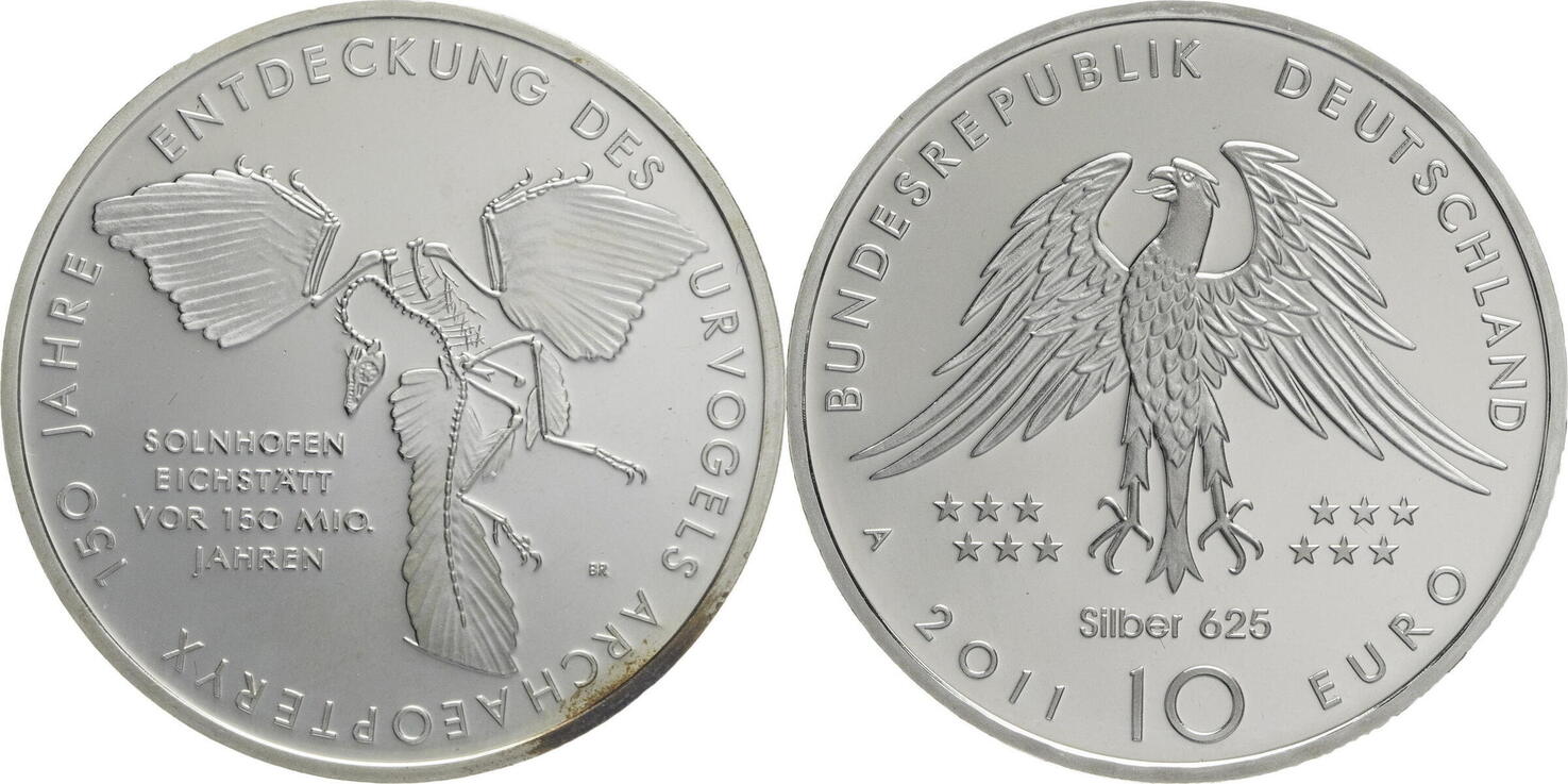 Bundesrepublik Deutschland 10 Euro 2011 A 150 Jahre Entdeckung des ...