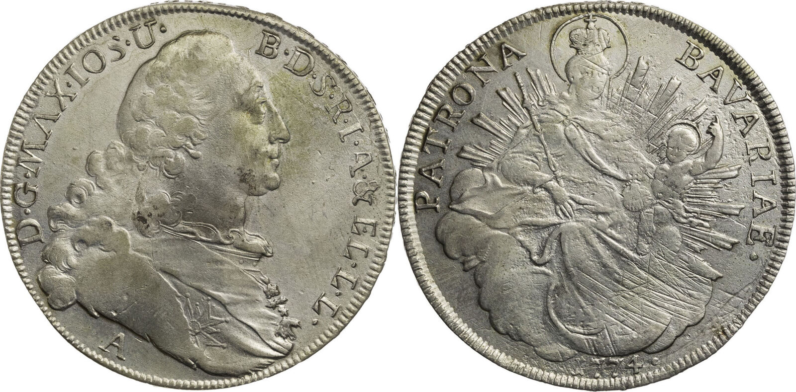 Bayern, Amberg Madonnentaler 1774 Maximilian III. Joseph (1745-1777) F ...