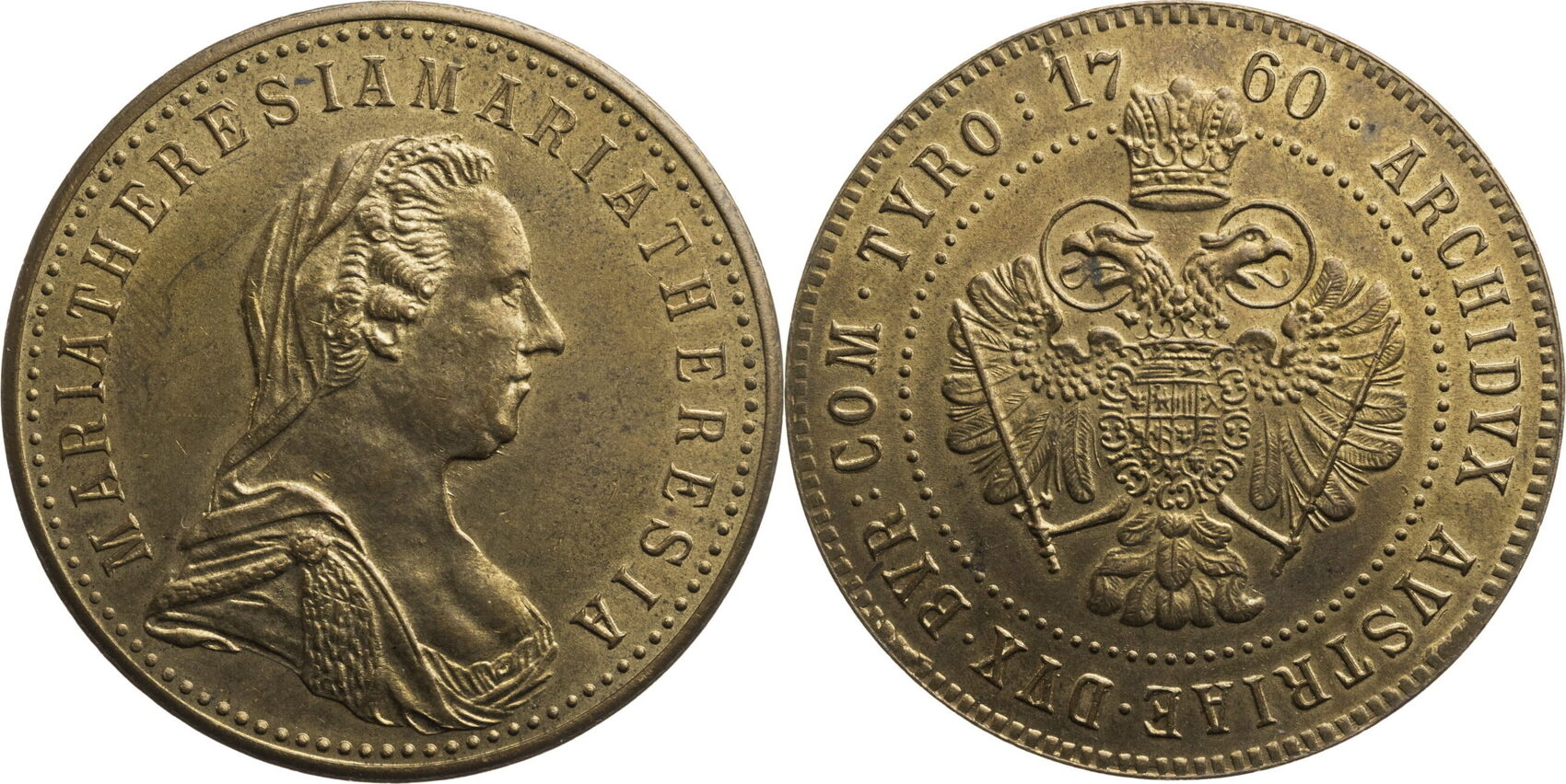 Österreich, Kaiserreich Medaille o.J. Maria Theresia (1740-1780) EF ...