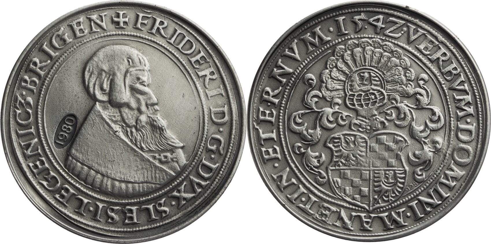 Schlesien Taler 1542 NP von 1980 Herzogtum Liegnitz-Brieg VF-EF | MA-Shops