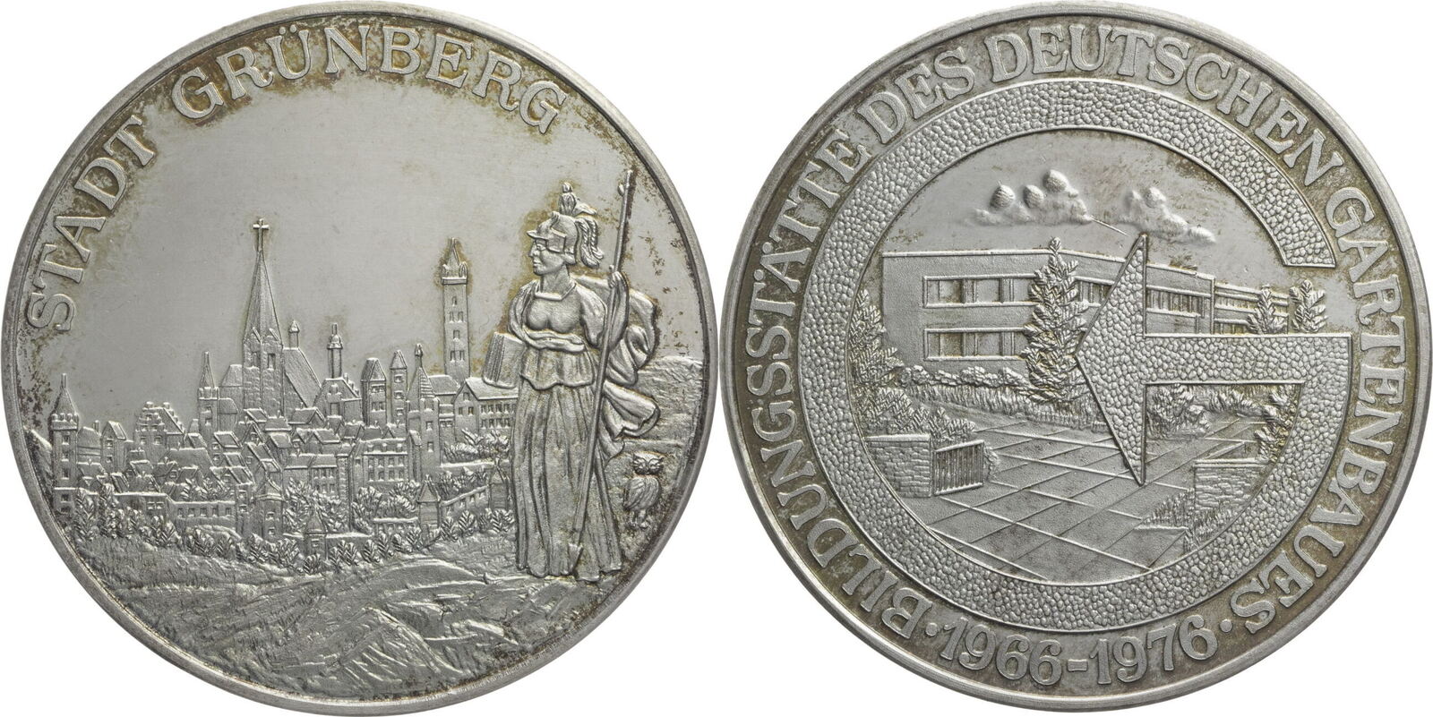 Gr nberg Medaille 1976 10 Jahre Bildungsst tte Des Deutschen Gr nberg Medaille 1976 10 Jahre Bildungsst tte Des Deutschen