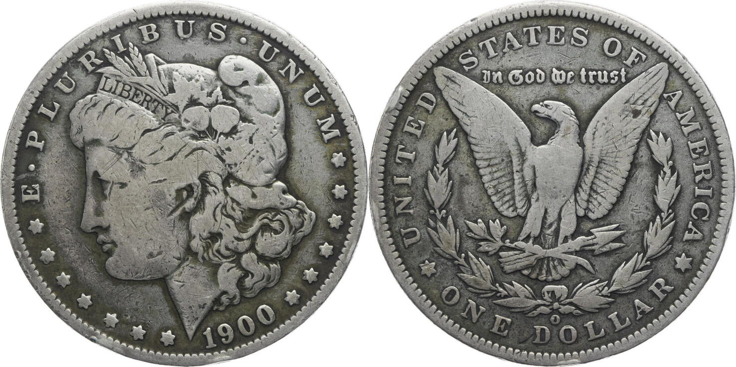 USA 1 Dollar 1900 Morgan Dollar VF Rf. | MA-Shops
