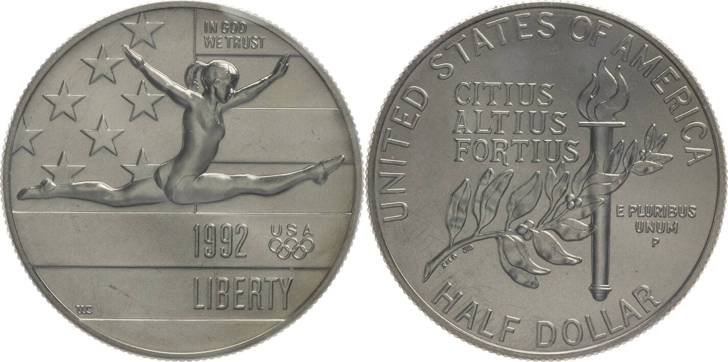 USA Half Dollar 1992 P 1992 Olympics Proof | MA-Shops