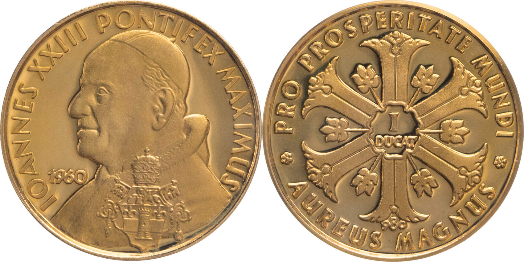 Deutschland Ducat 1960 Aureus Magnus - Johannes XXIII. Proof | MA-Shops