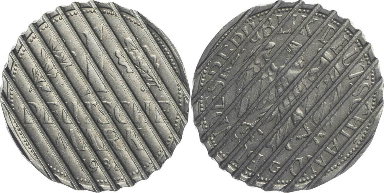 Bundesrepublik Deutschland 1 DM 1981 G Kursmünze (1950-2001 ...