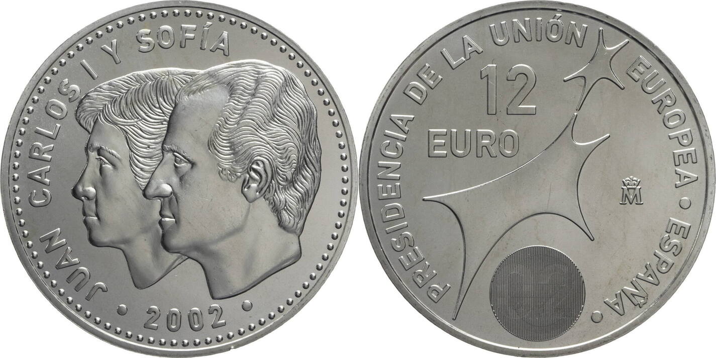 Spanien 12 Euro 2002 Spanish Presidency of the European Union. UNC | MA ...