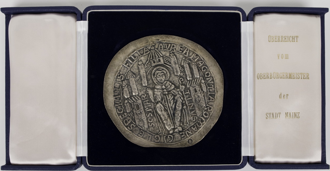 Medaille 1962/67 Motiv des Mainzer Stadtsiegels vz | MA-Shops