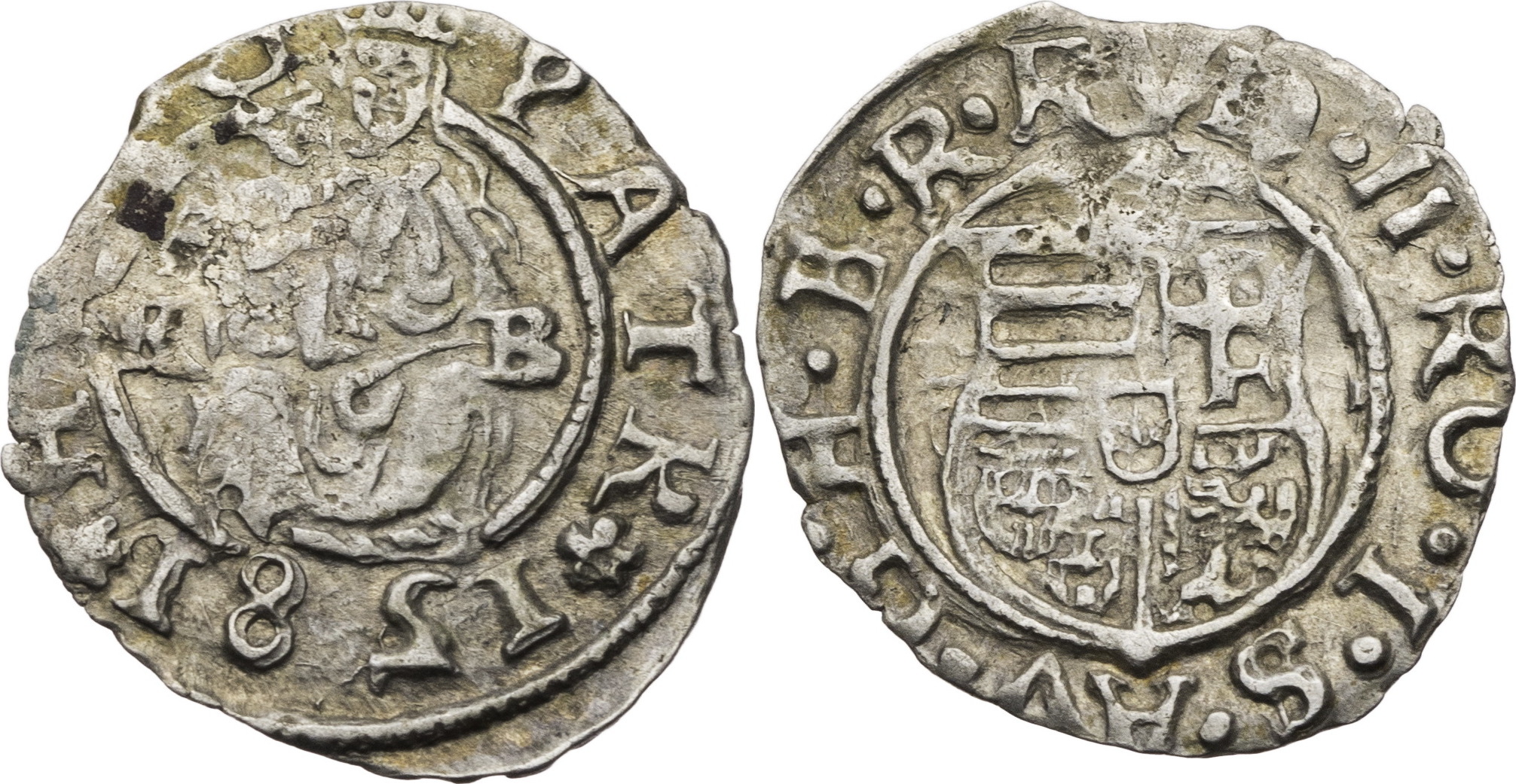 Ungarn Denar 1598 KB Rudolf II. (1576-1608) VF-EF | MA-Shops