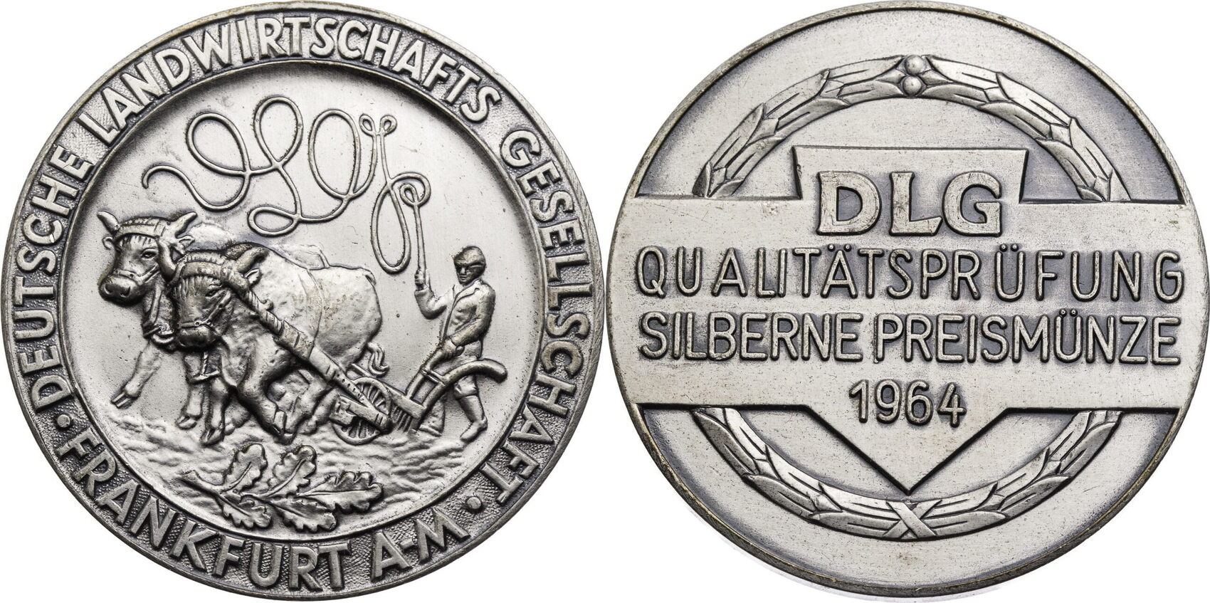 Frankfurt am Main Medaille 1964 Deutsche Landwirtschaftsgesellschaft ...