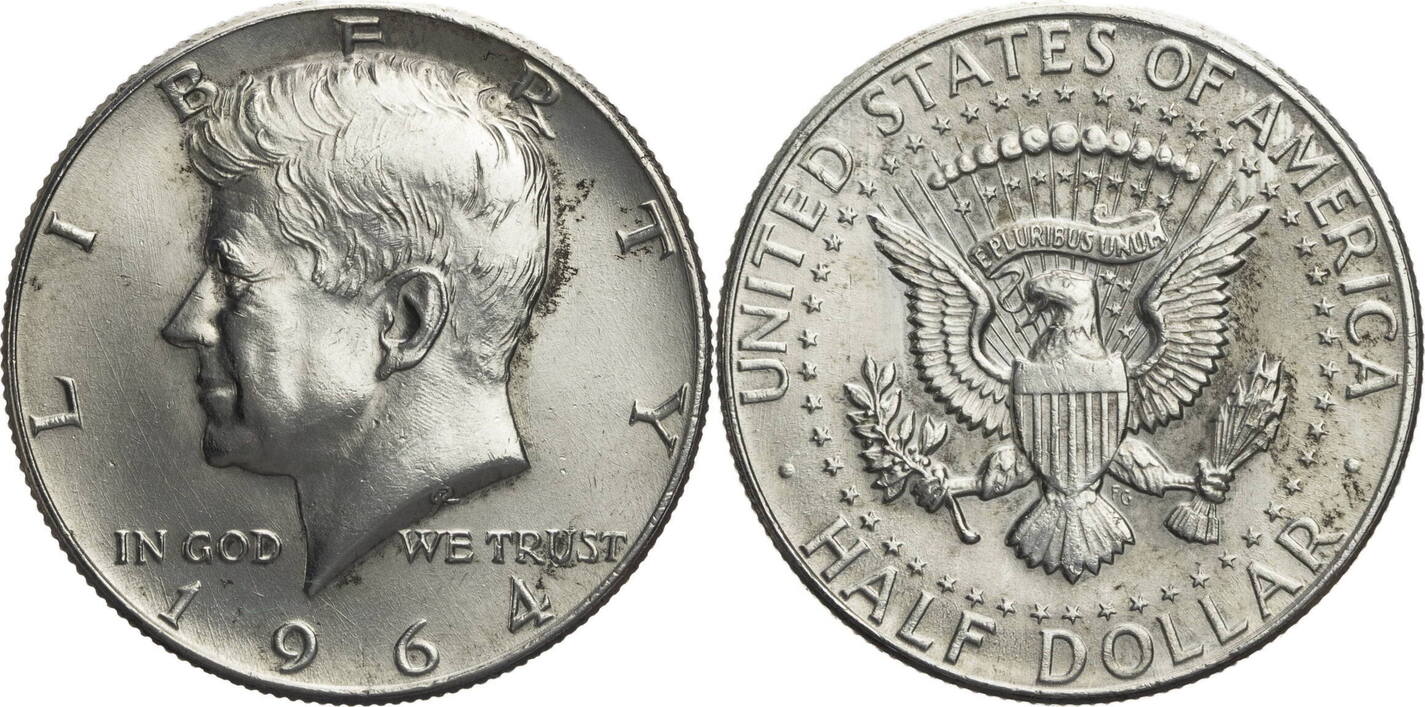 USA 1964 Half Dollar Kennedy VF-EF | MA-Shops
